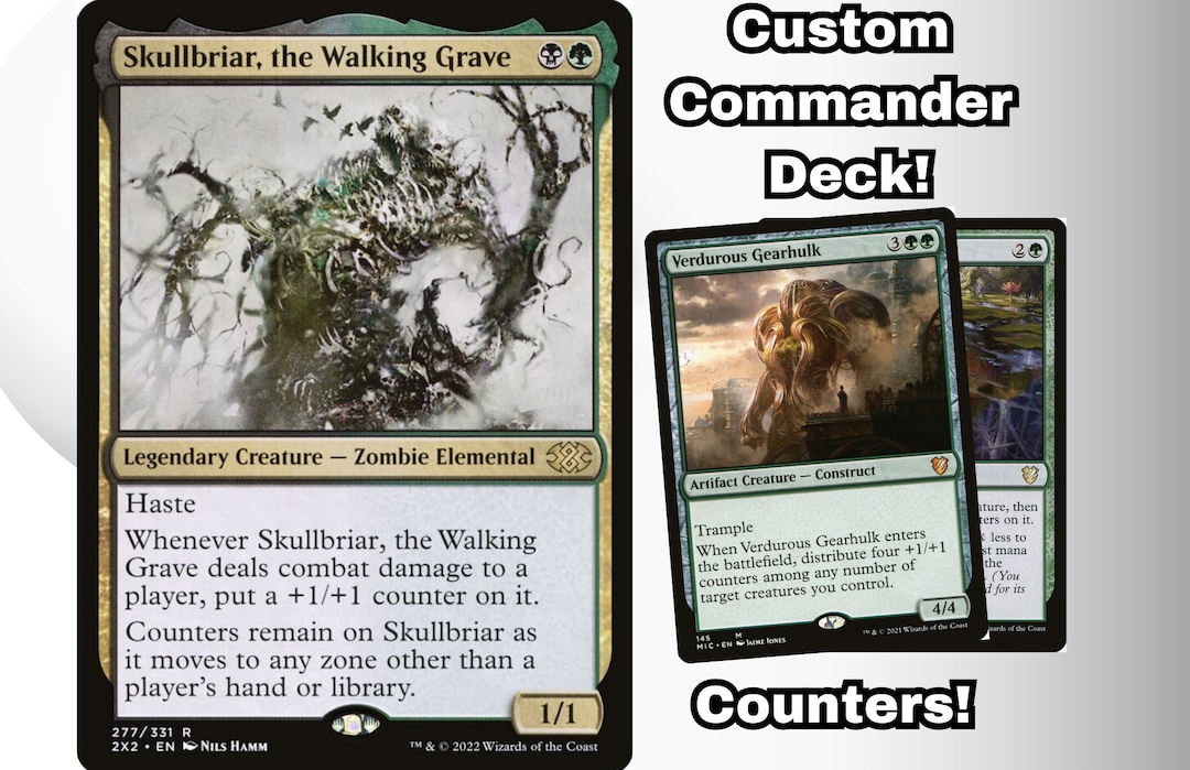 MTG Commander Deck EDH Deck Skullbriar, the Walking Grave 100 Magic ...