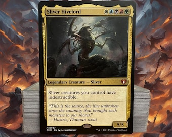 Custom Sliver Tribal Commander EDH Deck - Sliver Hivelord - Crystalline MTG Magic Cards - Etsy