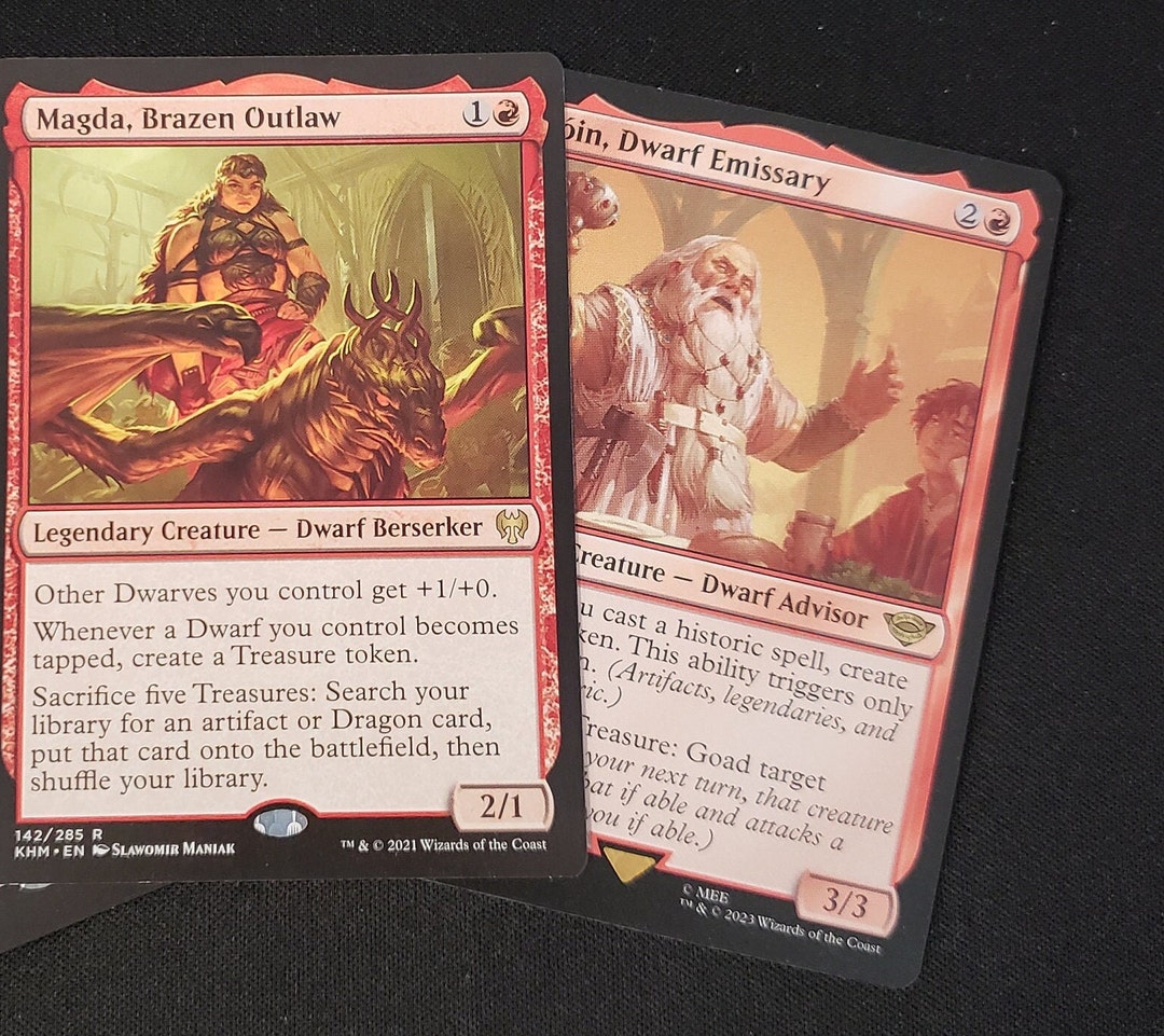 MTG Commander Deck EDH Deck Magda, Brazen Outlaw 100 Magic Cards Custom ...