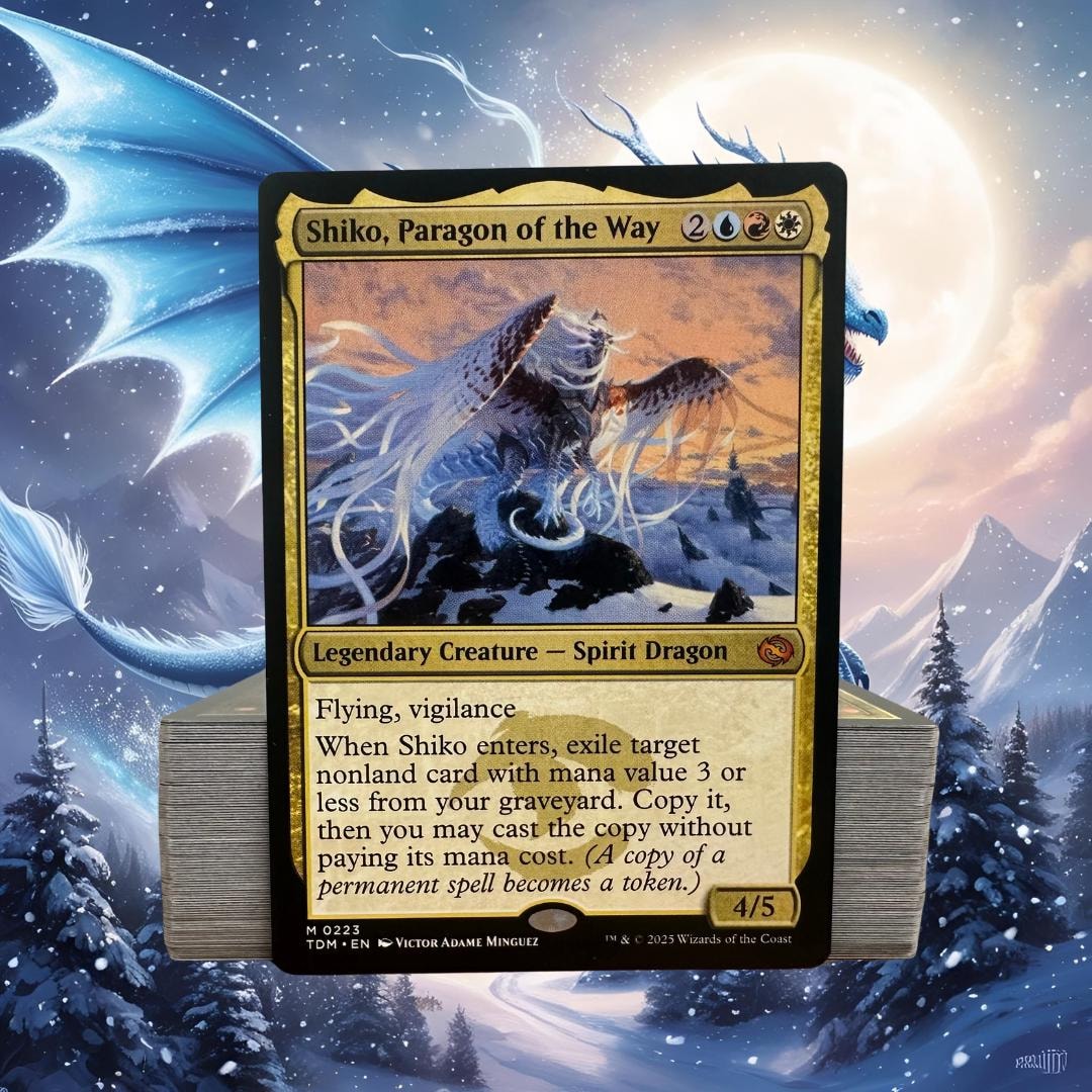 MTG Commander EDH Deck Shiko, Paragon of the Way 100 Cards Custom Deck Jeskai Flicker - Etsy