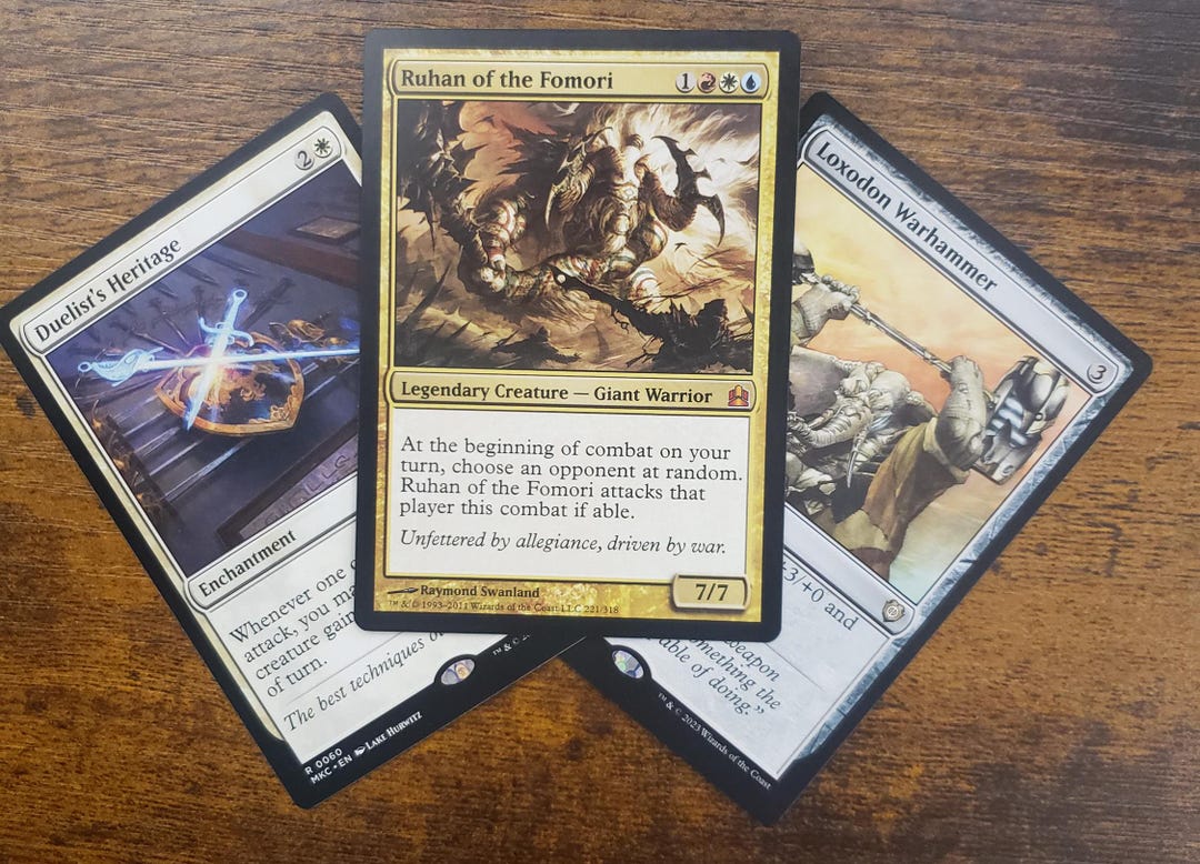 MTG Commander EDH Ruhan of the Fomori 100 Cards Custom Deck R/W/U ...