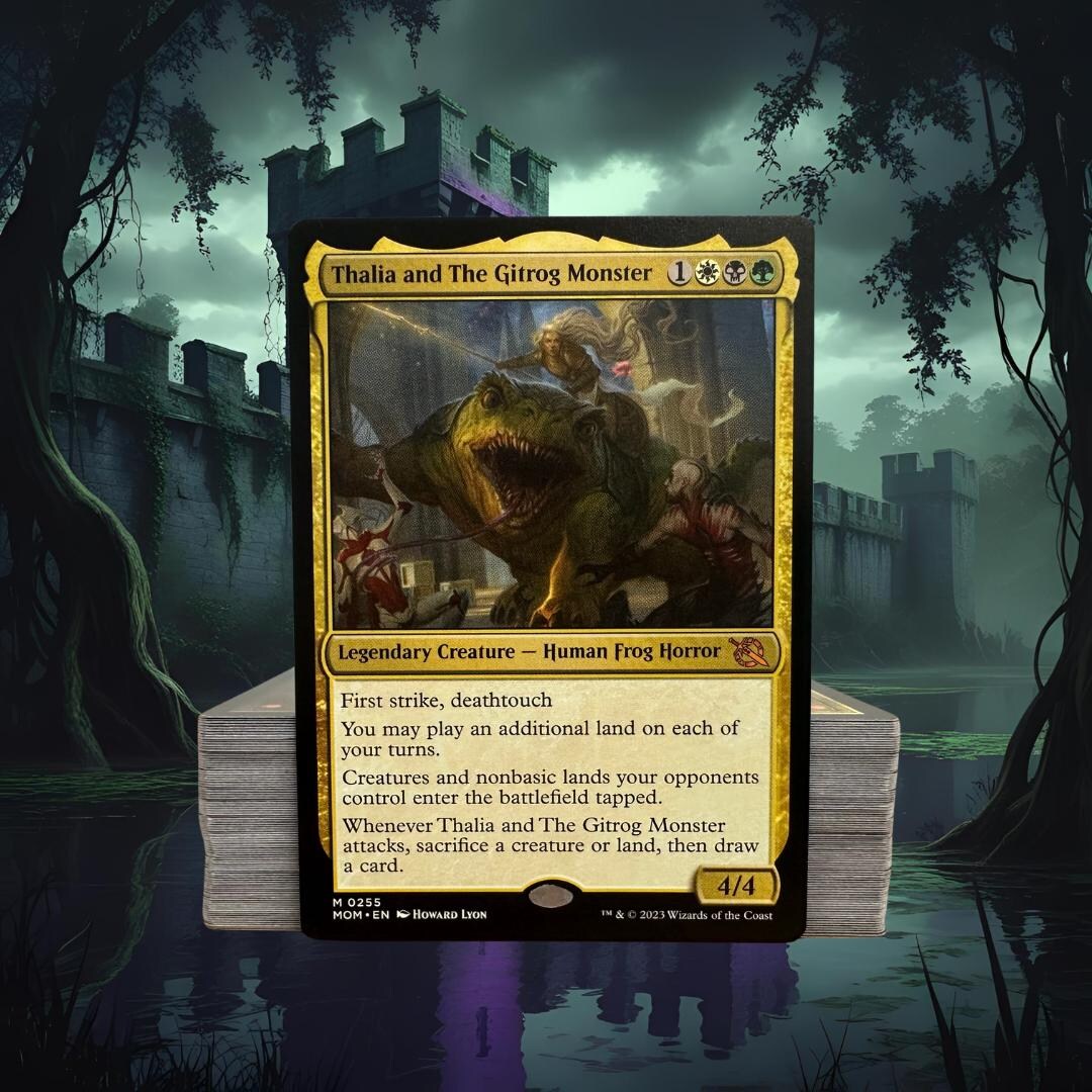 MTG Commander Deck EDH Deck Thalia and the Gitrog Monster 100 Magic ...