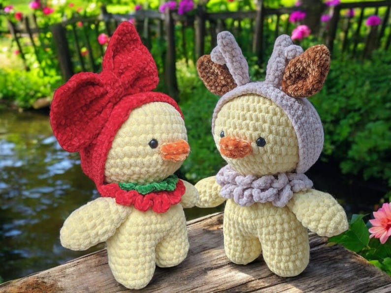 Dottie and Pip Duck Duo Crochet Pattern - PDF Instant Download - Etsy