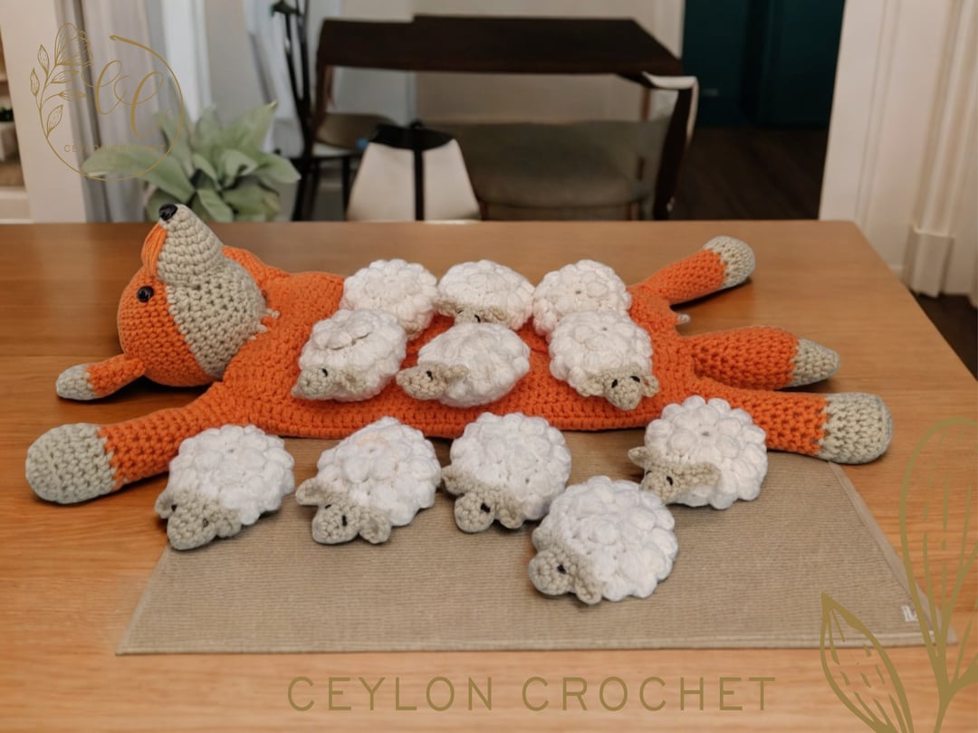 Crochet Fox and Sheep Memory Game Pattern (PDF Pattern) - Etsy