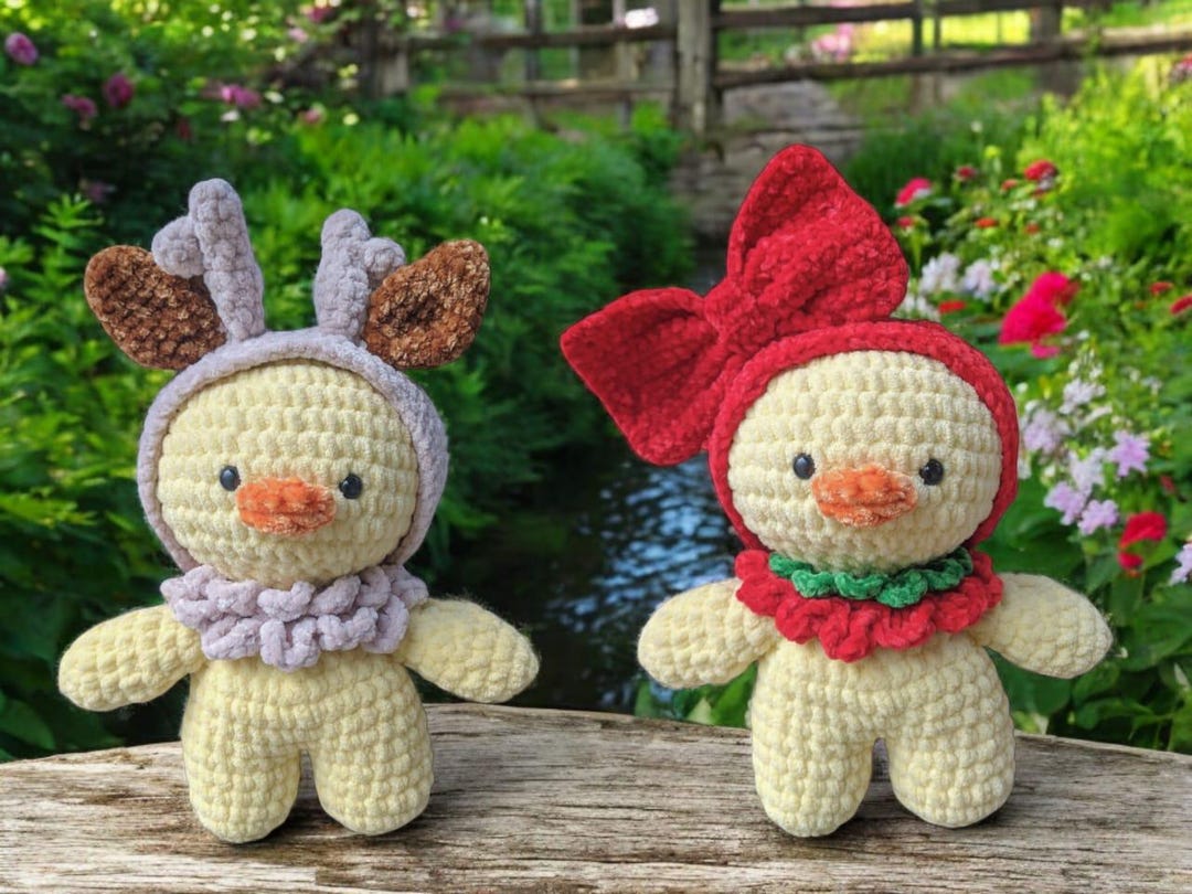 Dottie and Pip Duck Duo Crochet Pattern - PDF Instant Download - Etsy