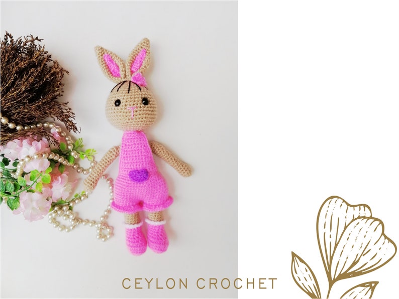 The Bunny Girl Amigurumi Crochet Written Pattern PDF Only in English 8 ...