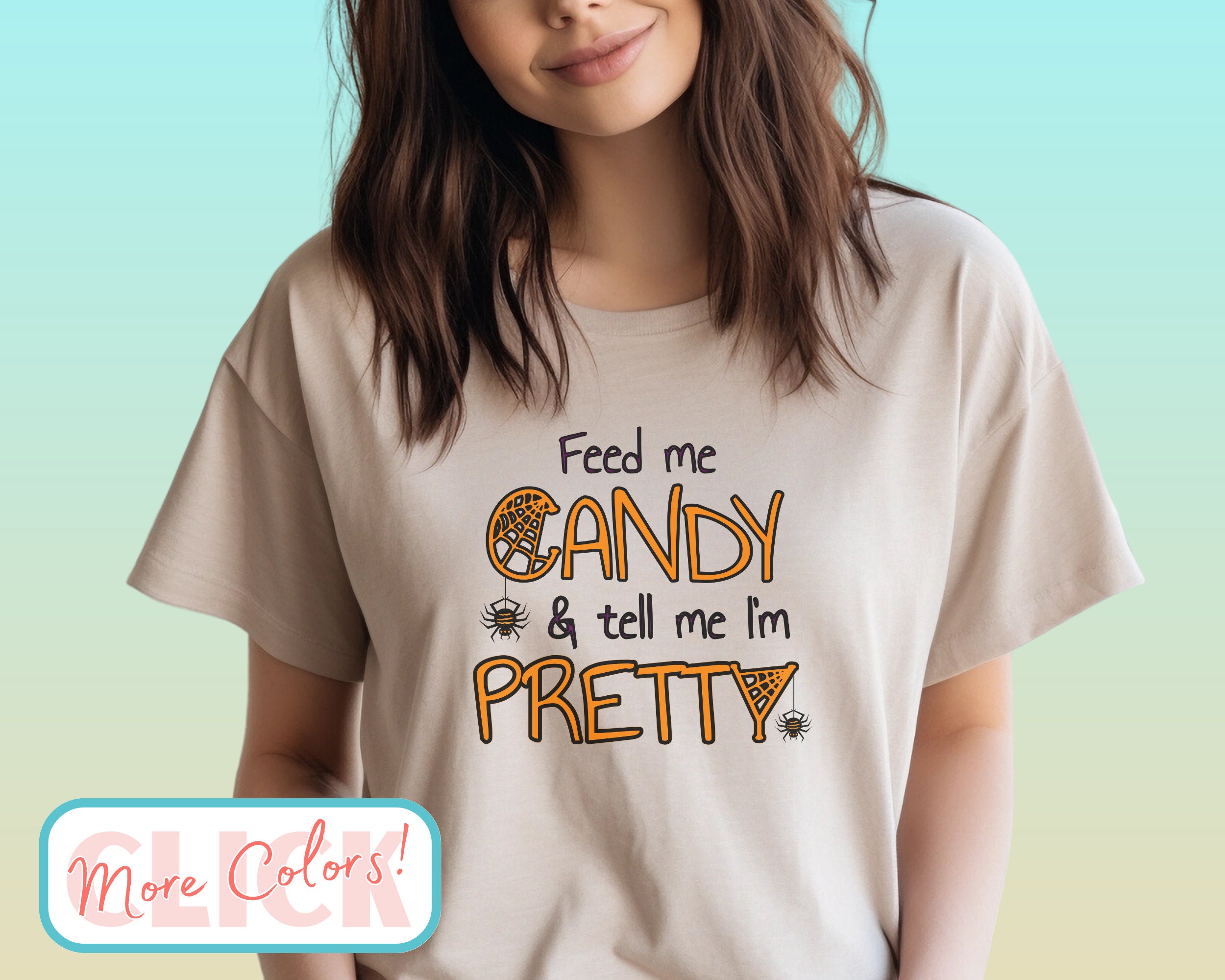 Cute Halloween Candy Shirt, Feed Me Candy T-shirt, Funny Halloween Tee ...