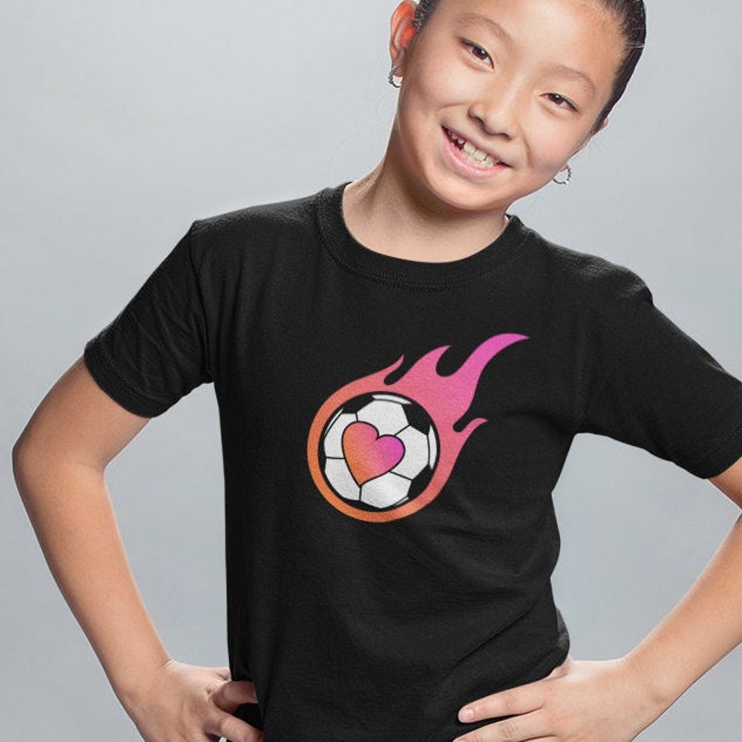 Soccer Player Tshirt Cute Girls Soccer Shirt Soccer Tee - Etsy