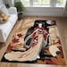 Japanese Geisha Rug: Elegant Kimono Art, Oriental Decor - Etsy