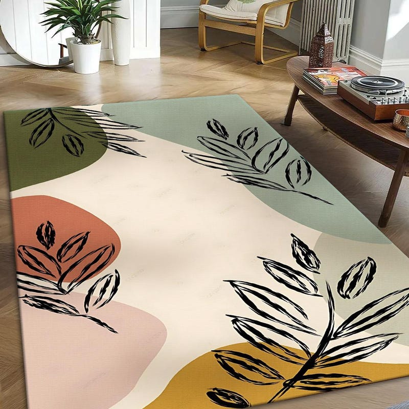 Leaf Rug - Etsy