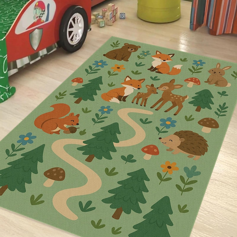 Woodland Rug - Etsy