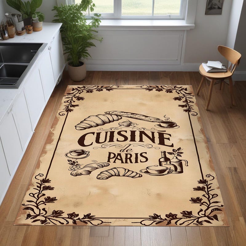 Kitchen Coffee Themed Rug - Etsy
