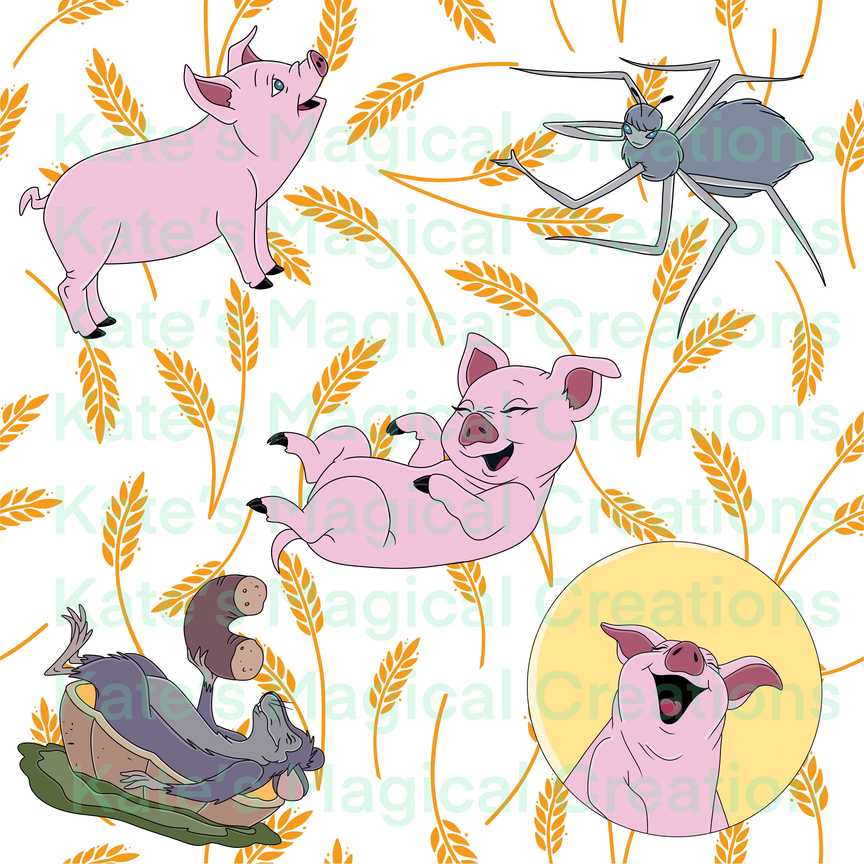 Charlottes Web Seamless Files - Etsy