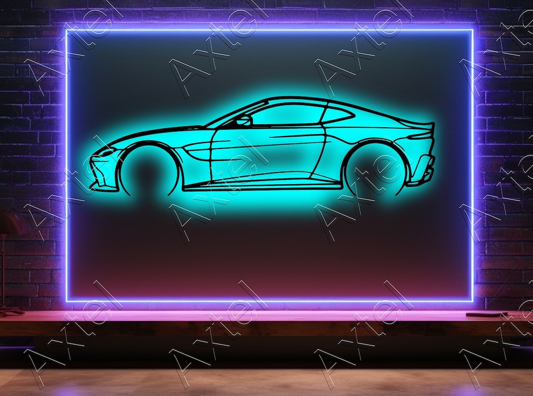 Custom Spor Car LED Sign Luxury Car Decor, Wall Art, Gift for Car ...