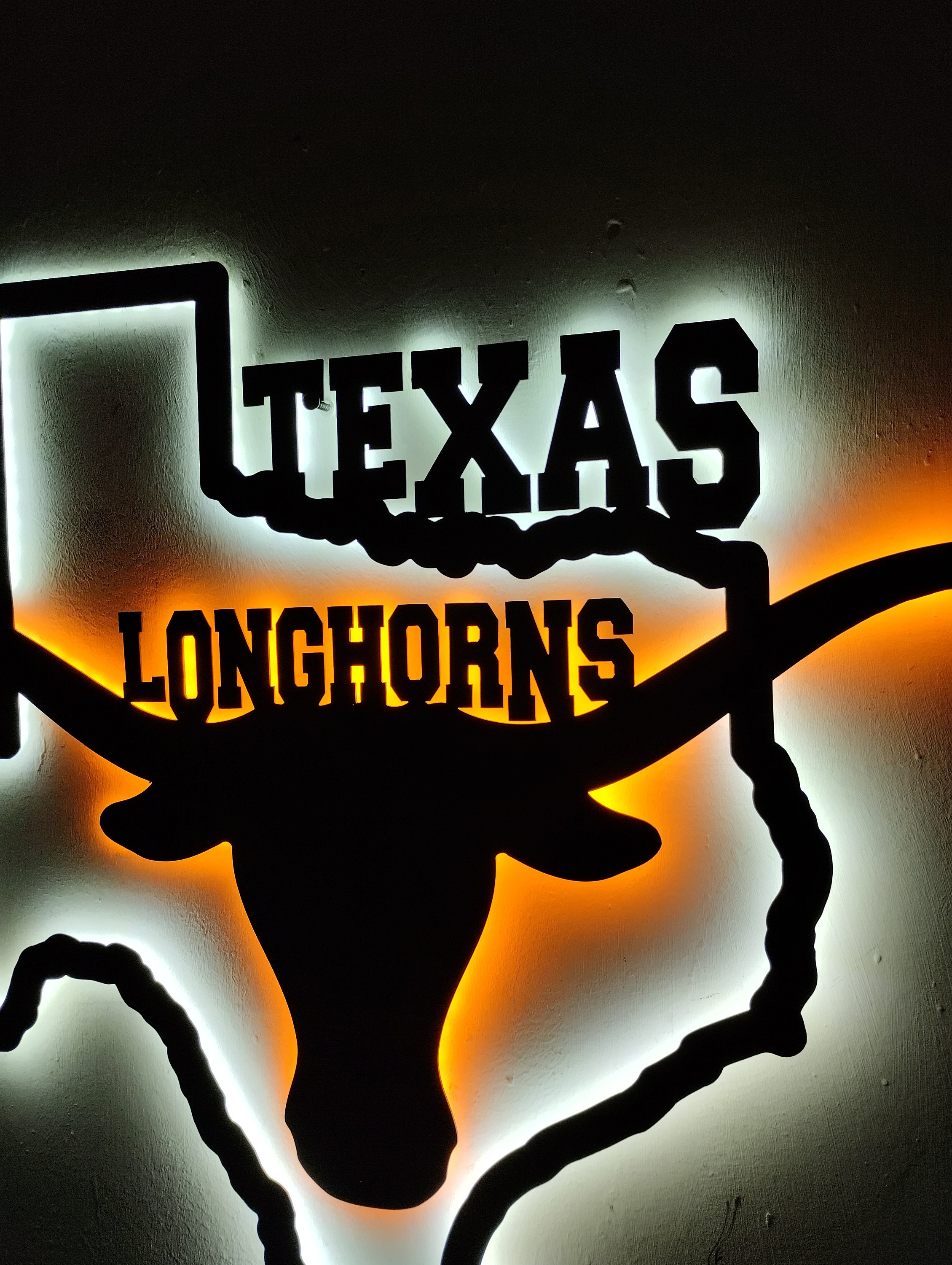 Texas Longhorns, American Football Team Sign, Metal LED Sign ...