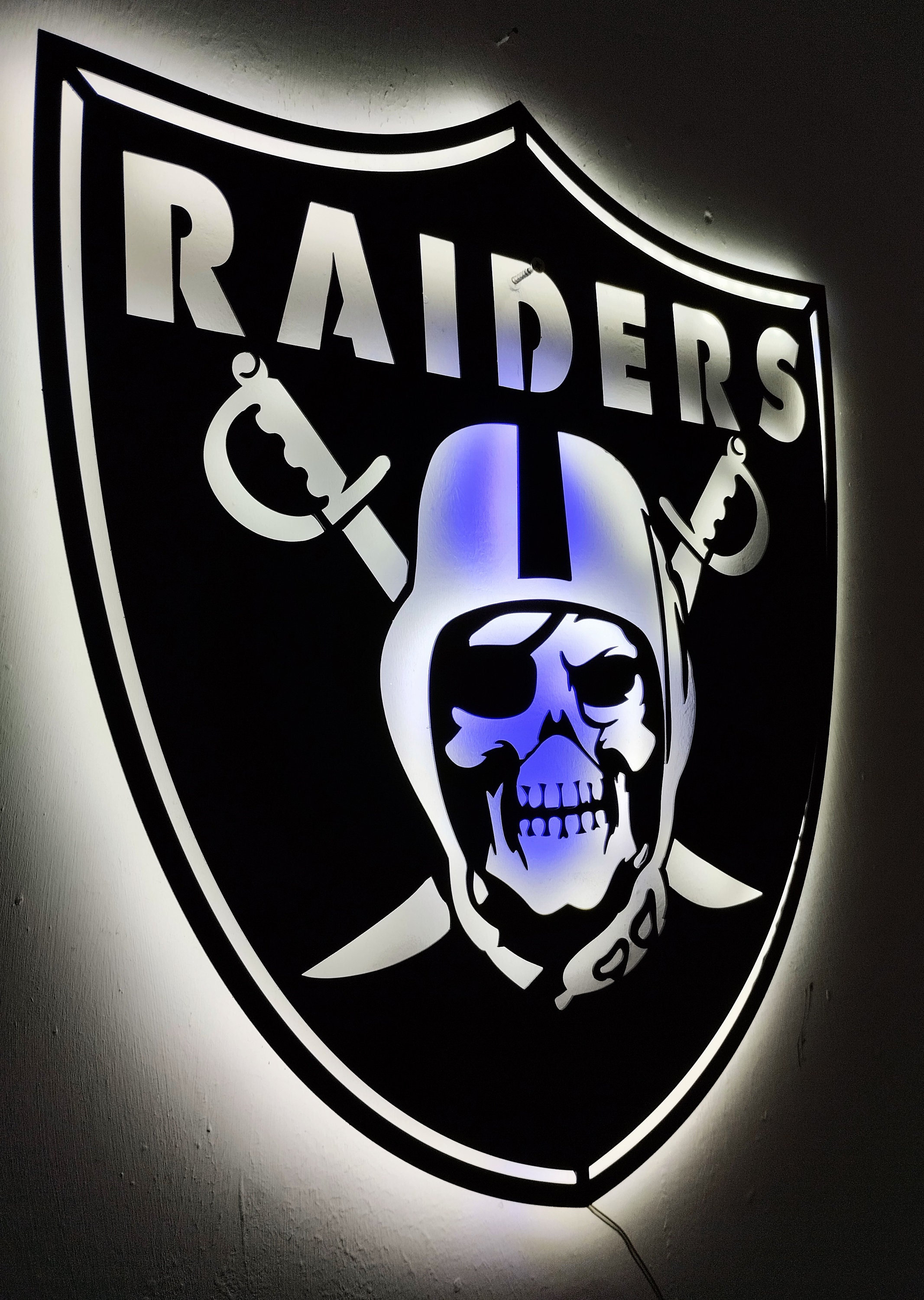 Raiders, Las Vegas Raiders, LED Wall Sign, National Football League ...
