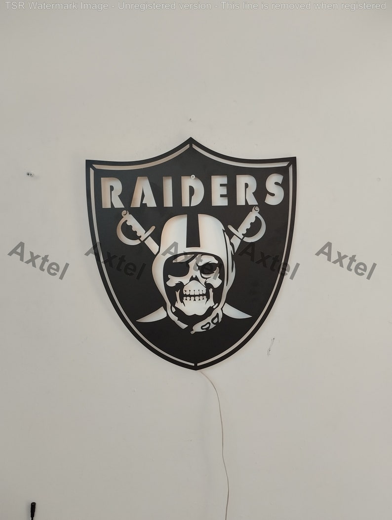 Raiders, Las Vegas Raiders, LED Wall Sign, National Football League ...