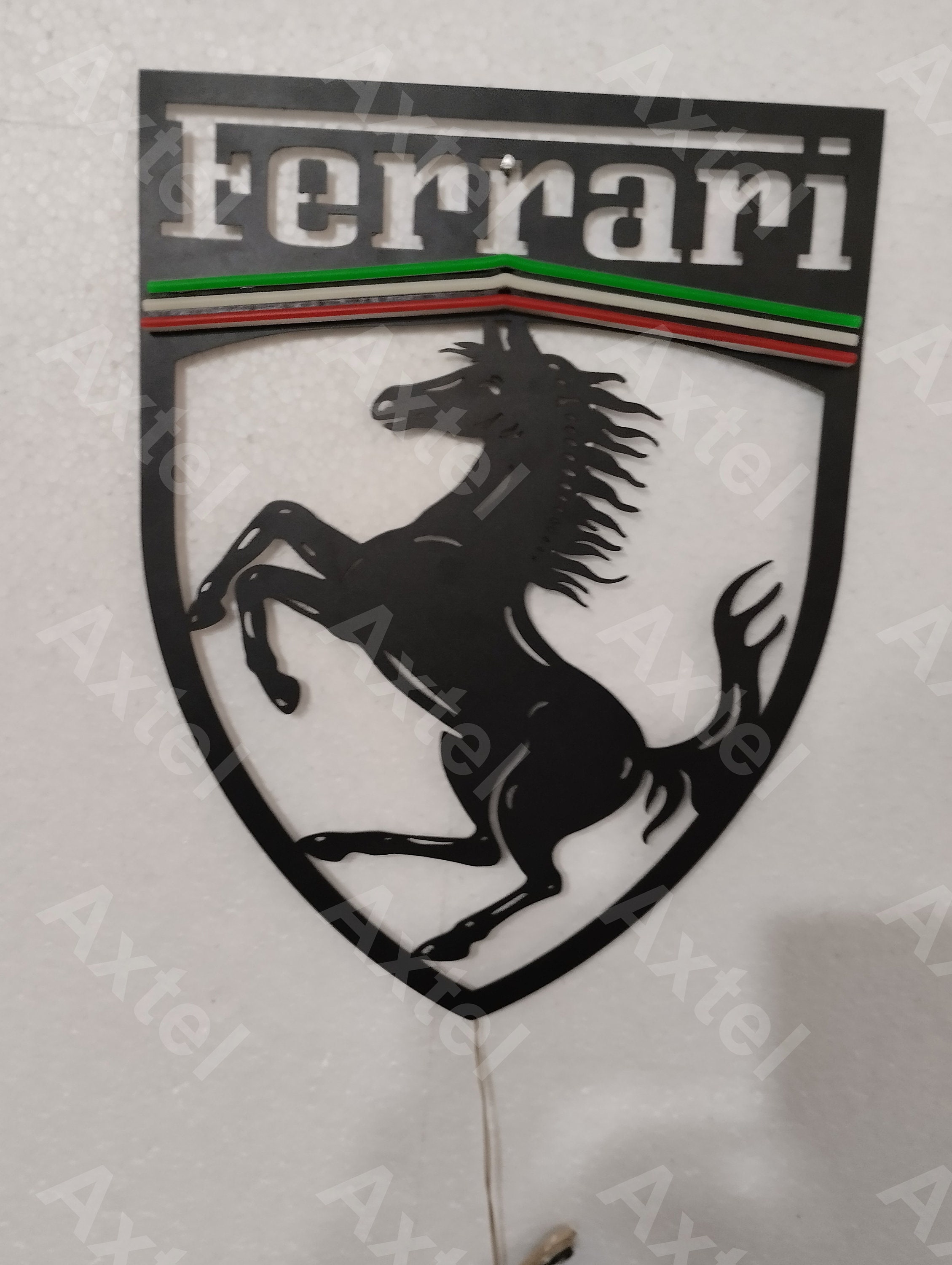 Metal Wall Sign, Sports Car Sign, Garage Accessory, Neon Lighting, Led ...