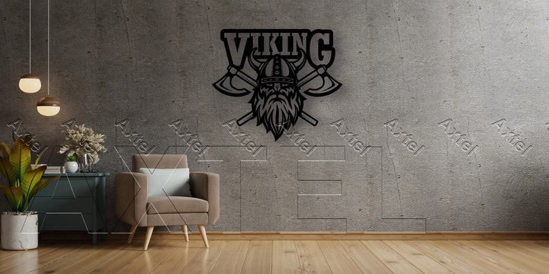 Vikings Metal Logo Vikings Wall Decor With Led Lighting - Etsy