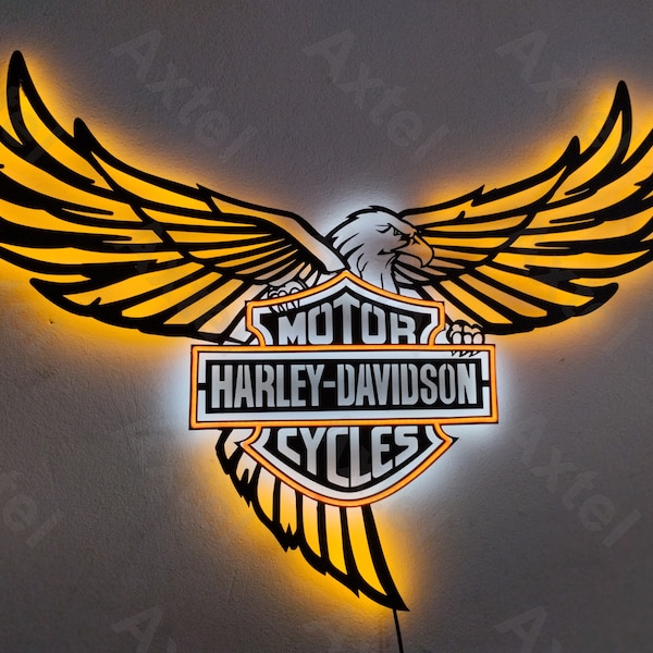 Harley Davidson Sign Metal - Etsy
