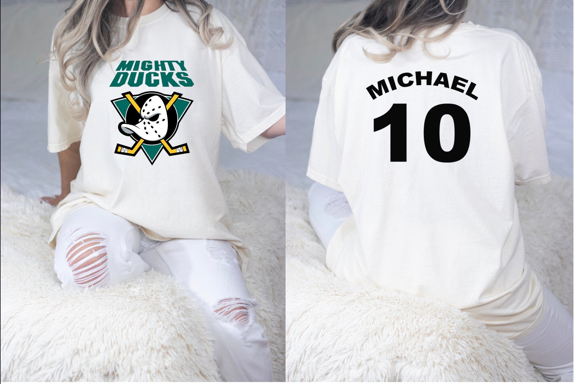 Personalized Mighty Ducks Old School Shirt Hockey 2000s - Etsy