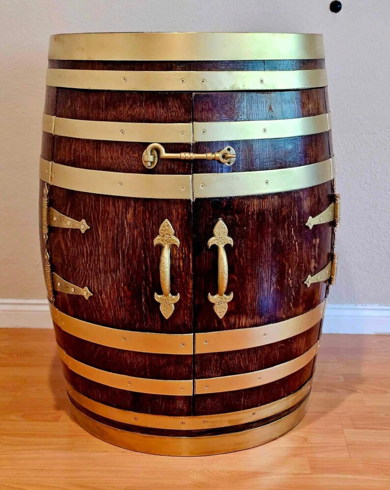 Whiskey Barrel, Bourbon Barrel, Home Decor, Navy Chief, Cabinet, Custom ...