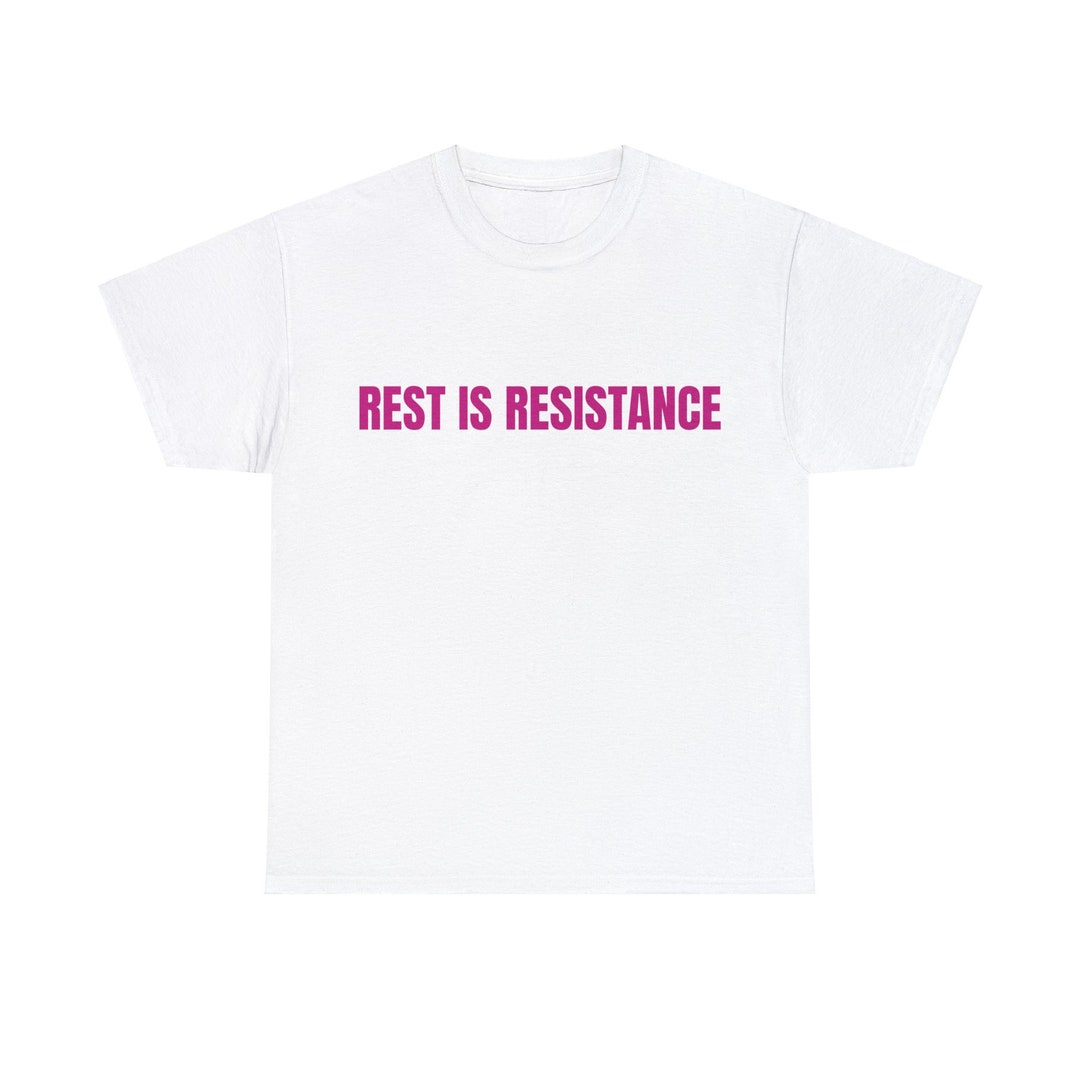 Rest Is Resistance Unisex Heavy Cotton Tee - Etsy España