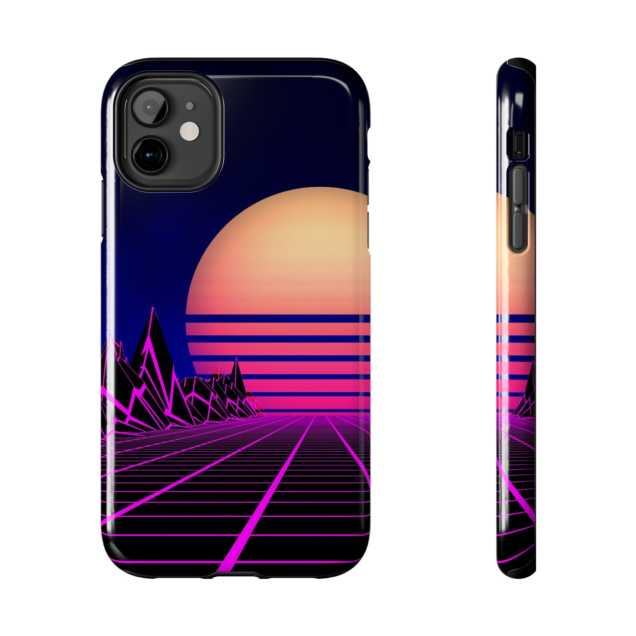 Cyberpunk Retrowave 80s Style Sunset Tough Phone Cases - Etsy