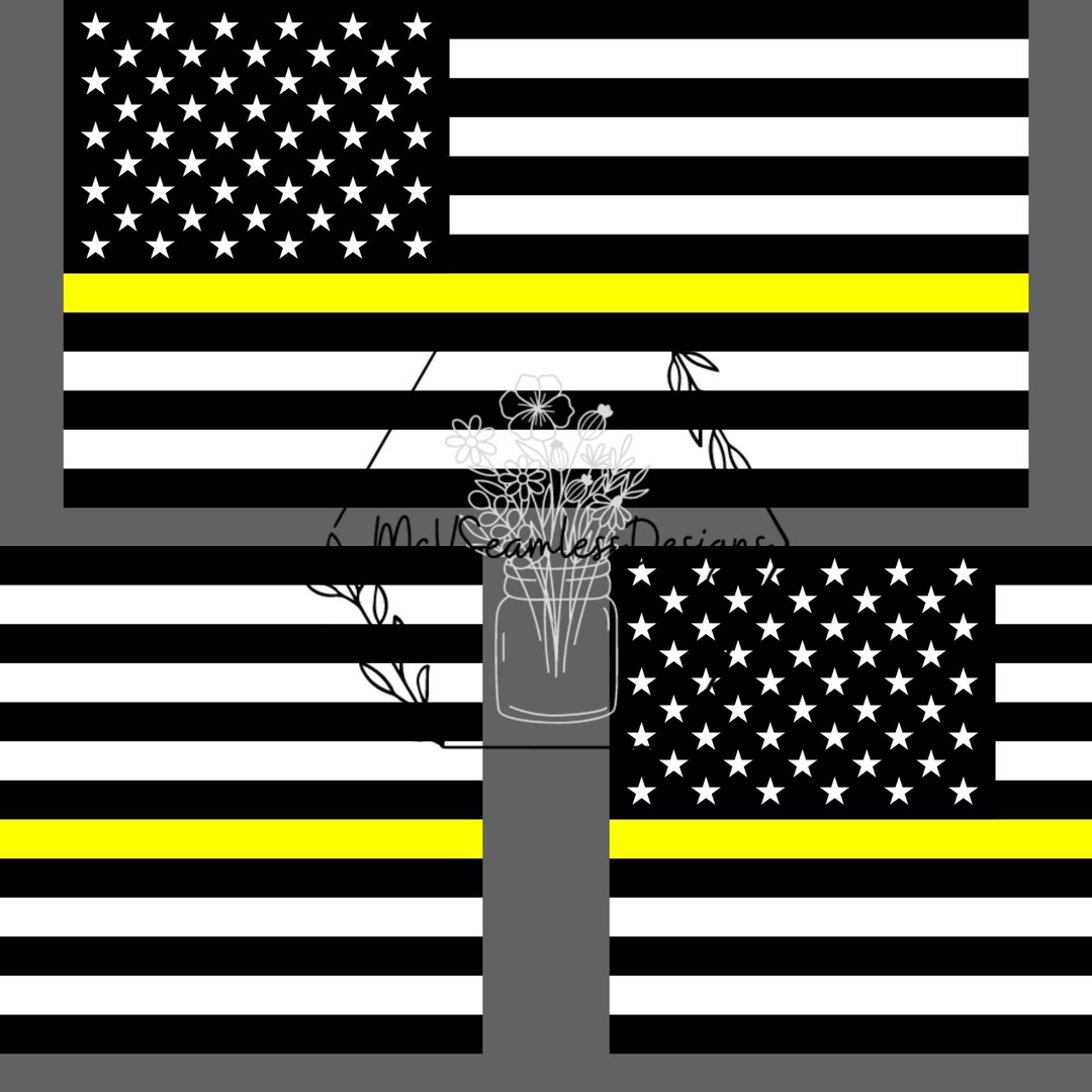 Dispatch Yellow Line Flag Seamless Design File - Etsy