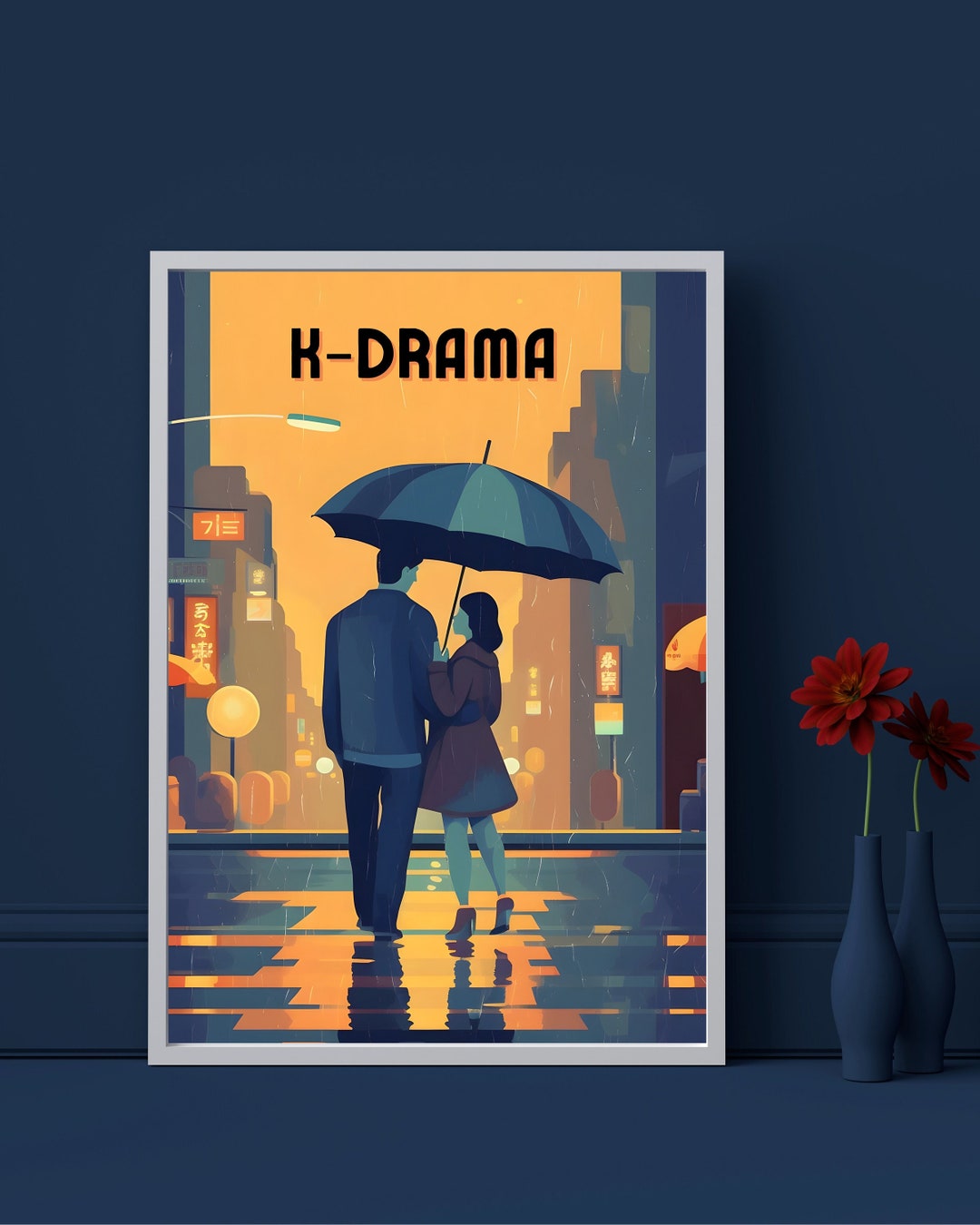 Kdrama Poster, Digital Art, Travel, Korea, Korean Gift, Wall Art, Art Print, Home Decor, Instant ...
