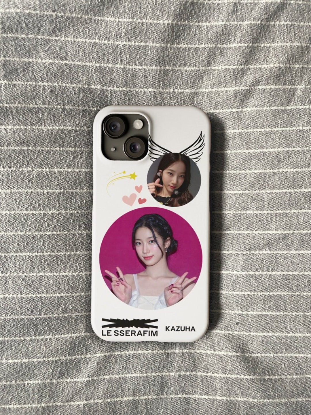 Kazuha Le Sserafim Kpop Phone Case, iPhone Gift for Fan, Lesserafim - Etsy
