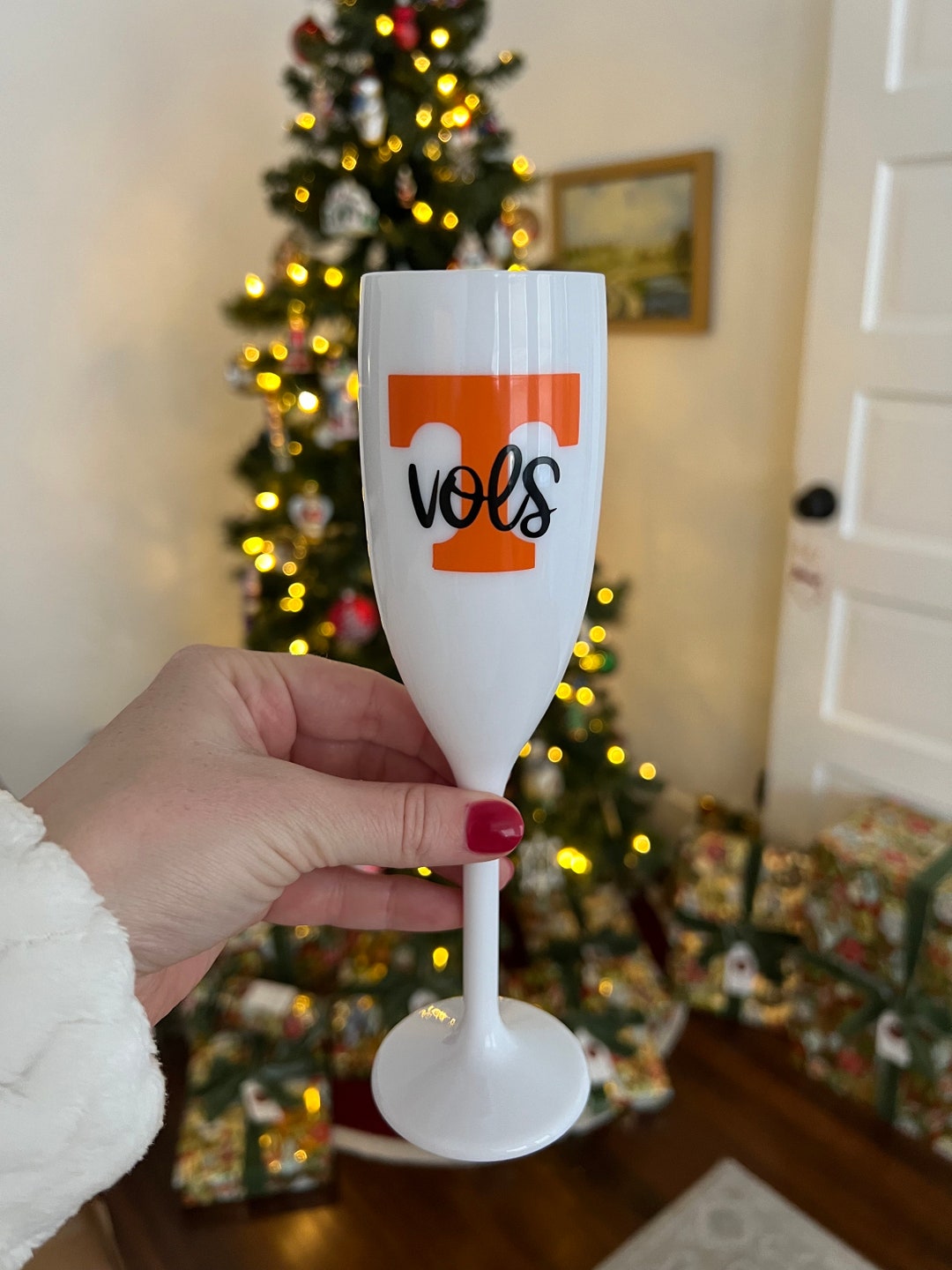 Tennessee Champagne Flutes, Tennessee, Vols, Champagne Flutes, Tailgate ...