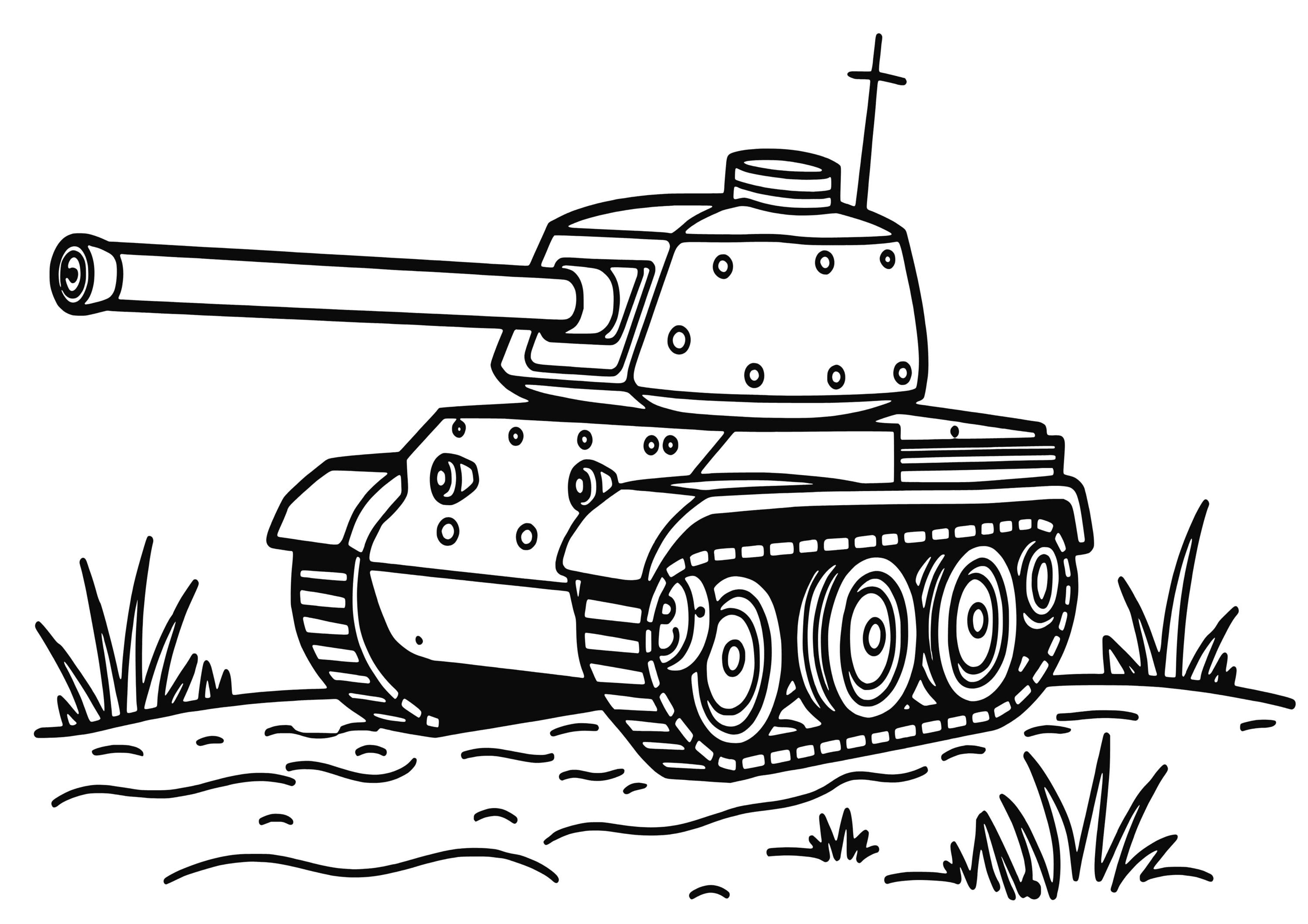 25 Tank Colouring Pages - A4 & US Letter PDF Formats - Etsy