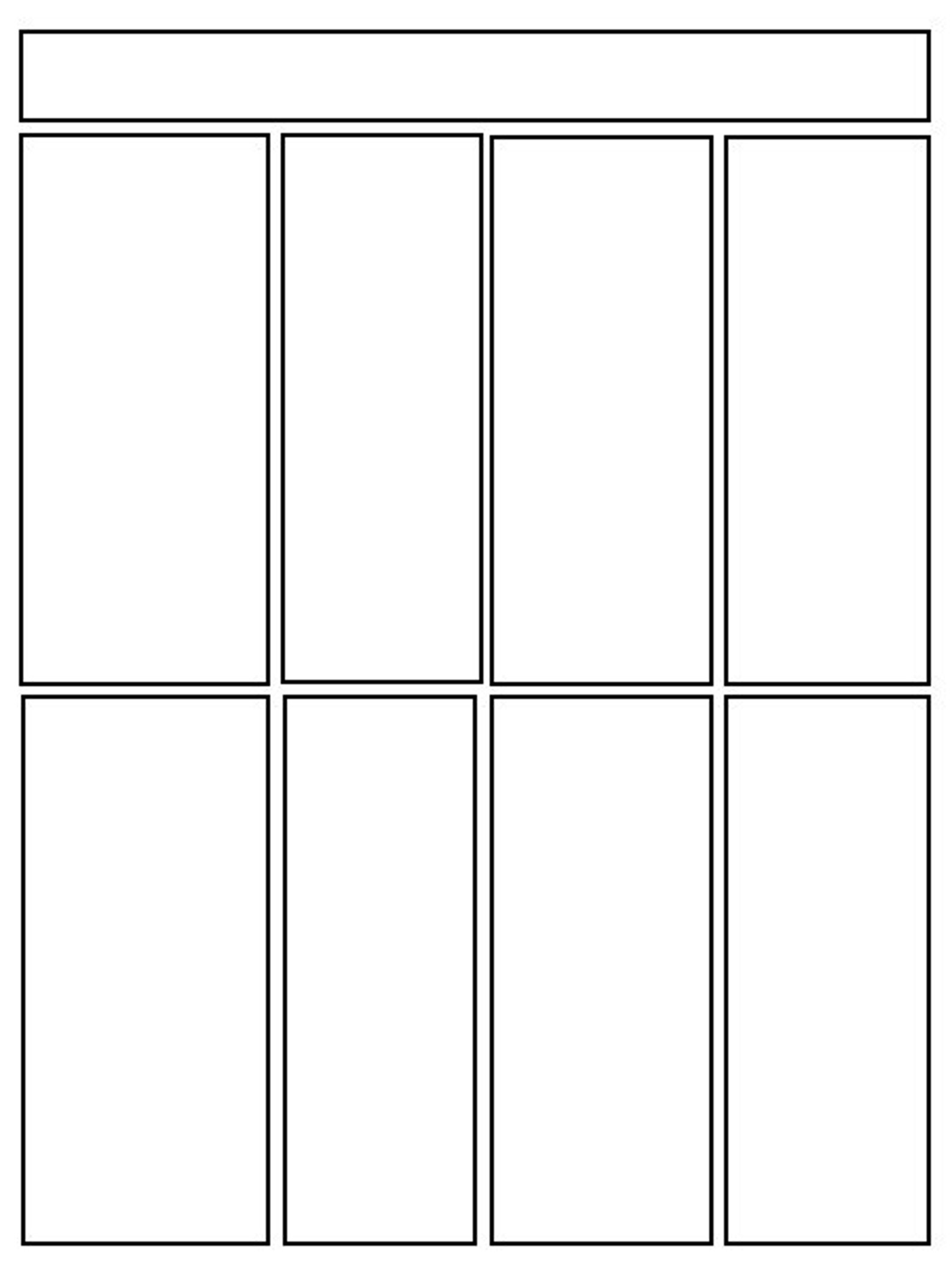 26 Comic Strip Templates - A0, A1, A2, A3, A4 & US Letter PDF Formats ...