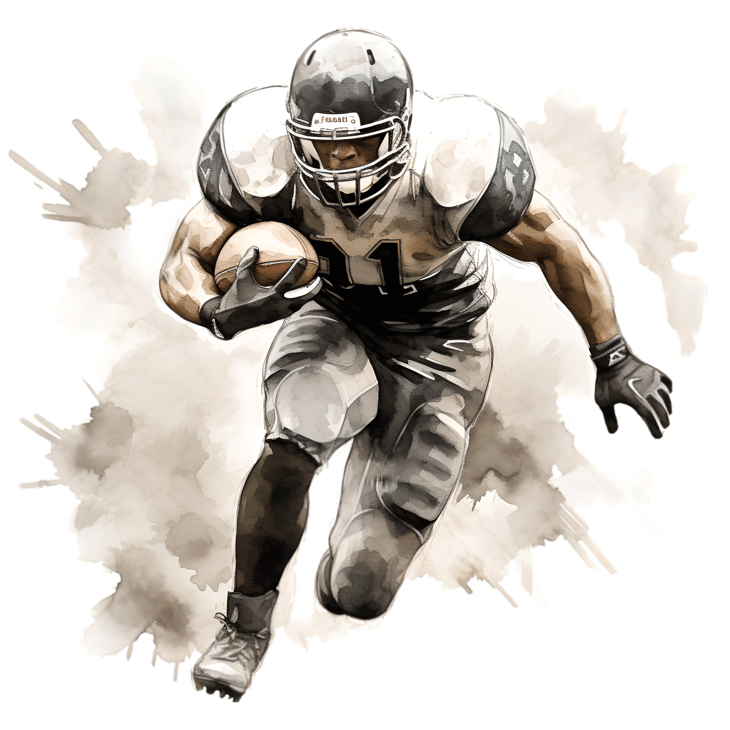 10 American Football Clipart Images - PNG Format - Etsy