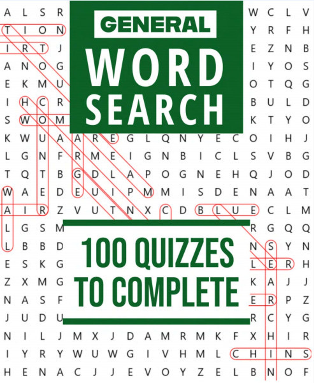General Word Search - 100 Quizzes to Complete! - Etsy
