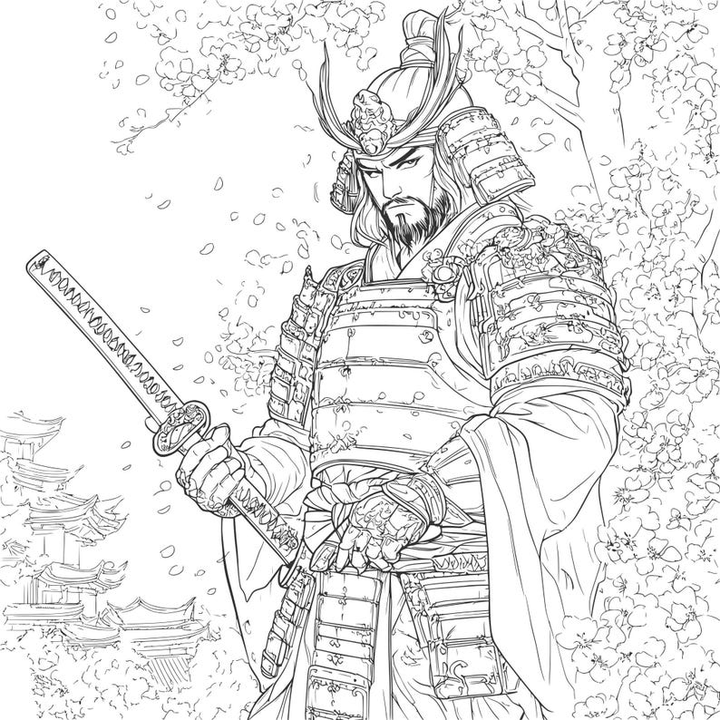 20 Anime & Manga Colouring Pages - A4 and US Letter PDF Formats - Etsy ...