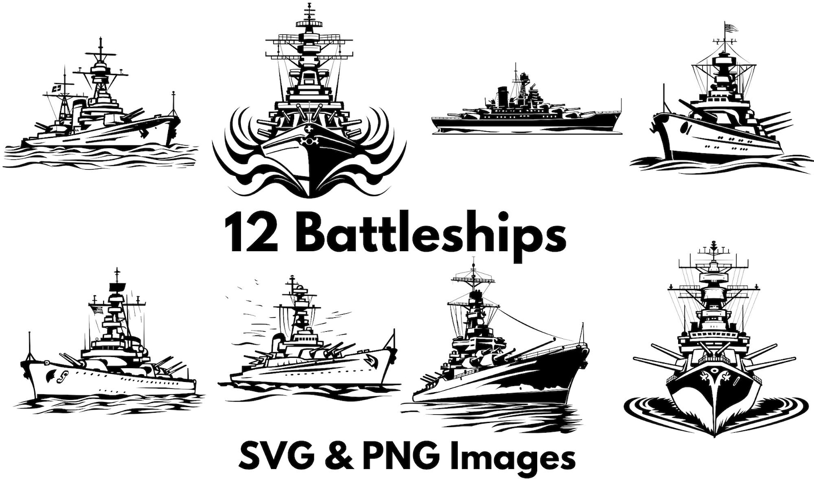 12 Battleship | Warship | Destroyer | Battlecruiser | Navy Clipart ...