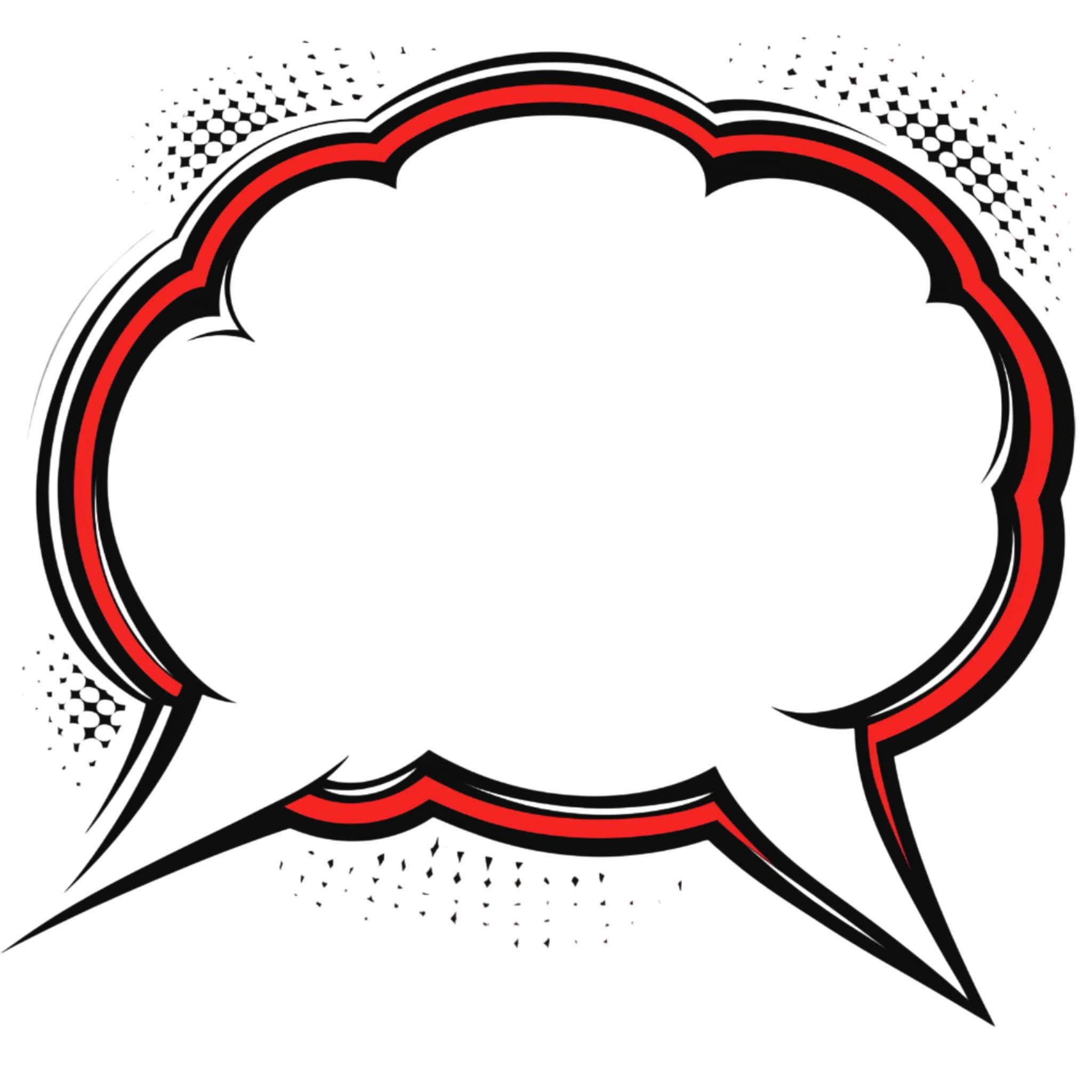 24 Comic Cartoon Bubbles - JPG & PNG Formats - Etsy