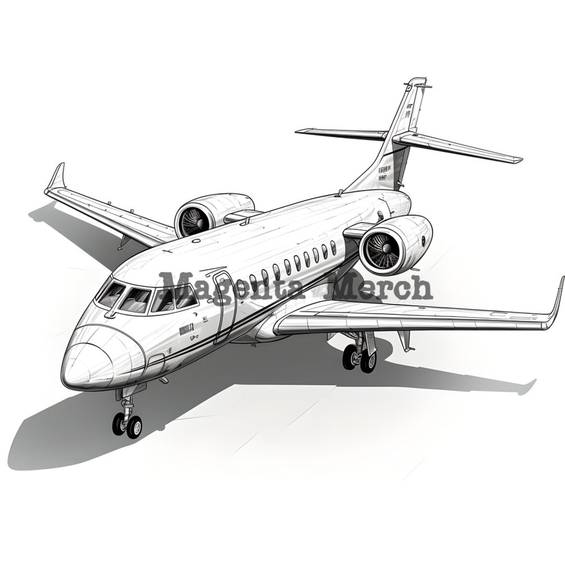 10 Printable Aircraft Colouring Pages - A0, A1, A2, A3, A4 & US Letter ...
