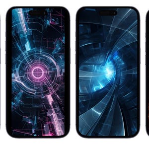 12 Futuristic Sci-fi Phone Wallpapers PNG Format - Etsy