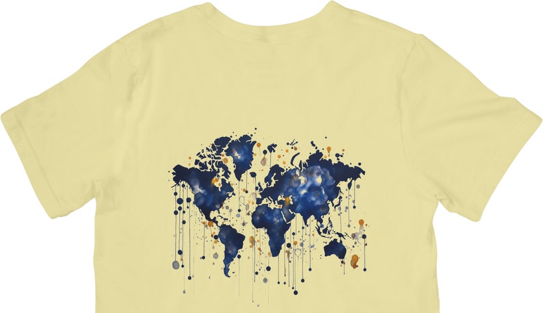 World Map Ink Splodge Map Digital Graphic - PNG Format - Etsy