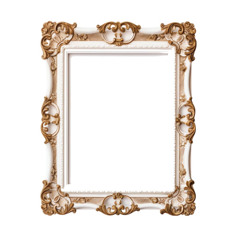 15 Vintage Picture Frames - PNG Format - Etsy