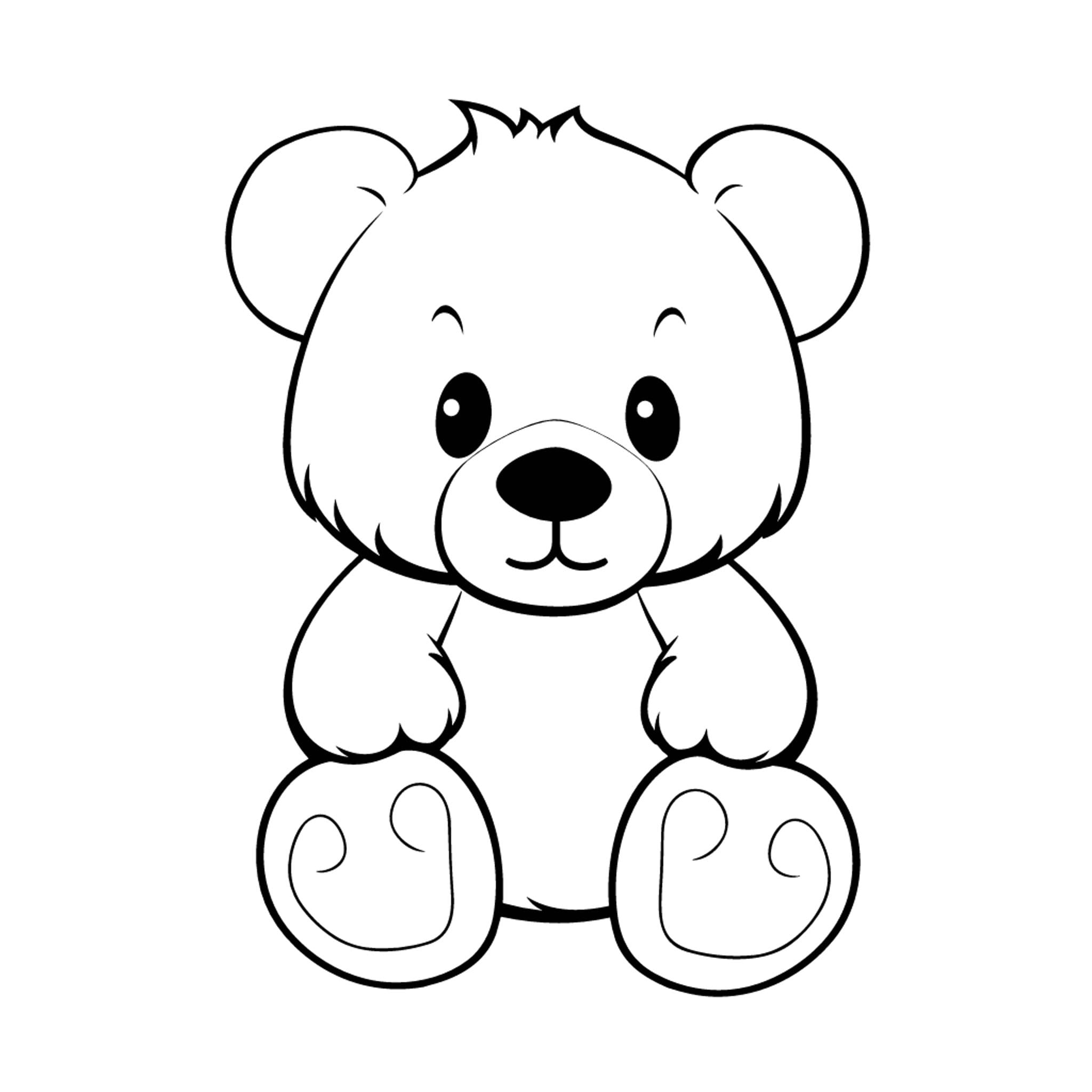 12 Cuddly Toys Colouring Pages A4 PDF & PNG Formats - Etsy