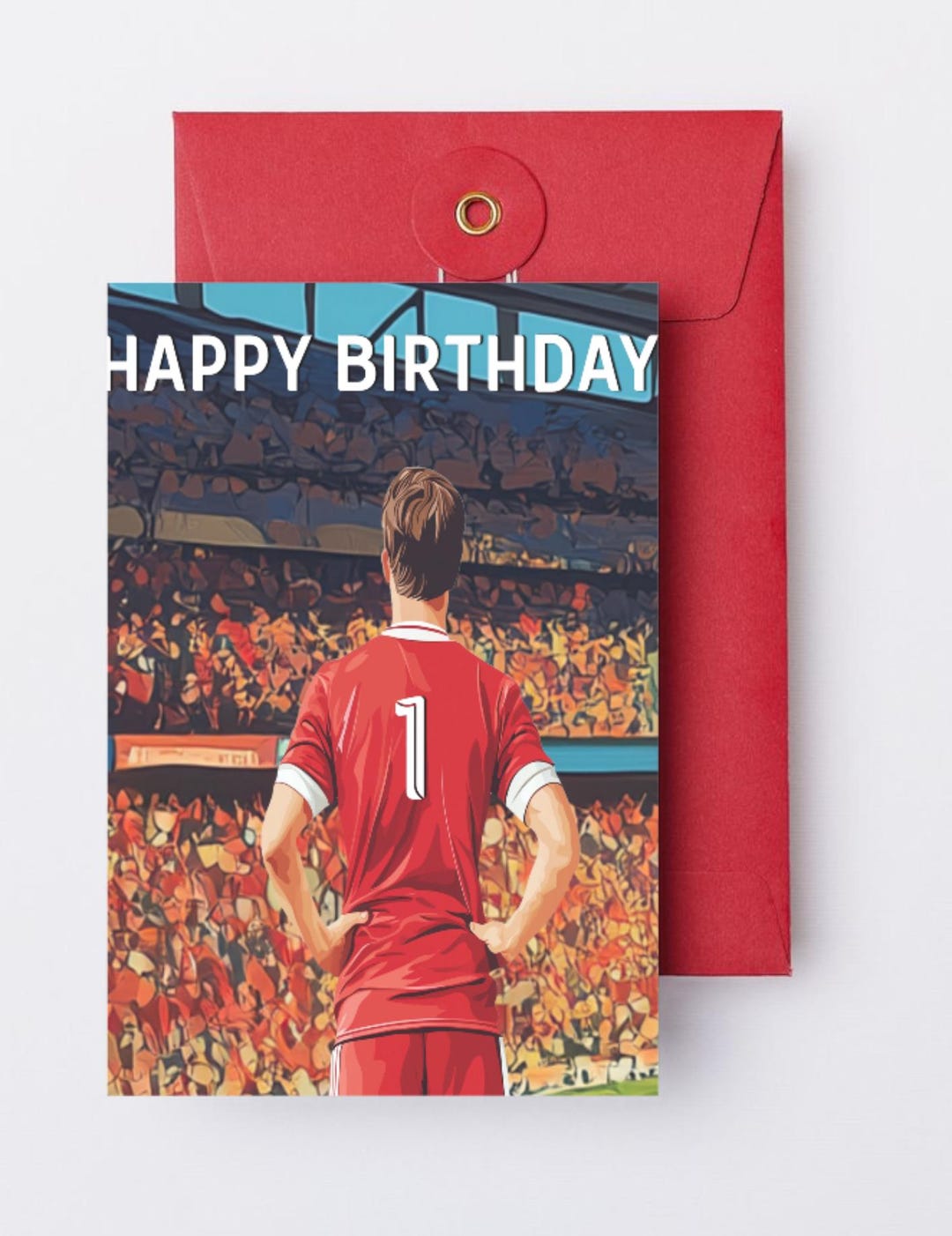 Printable He Plays Red Soccer / Football Player Digital Download ...