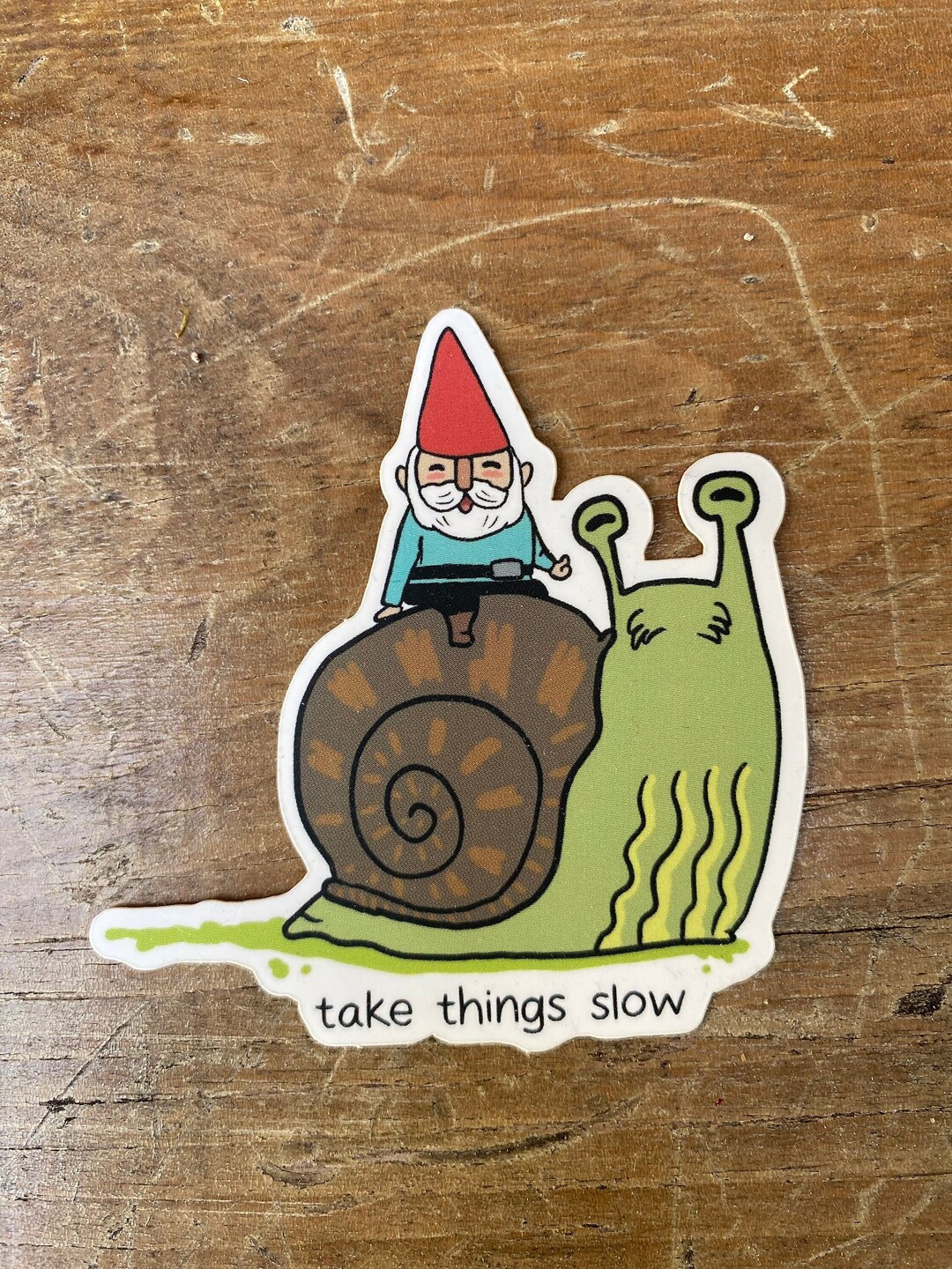 Take Things Slow Sticker | Cottagecore Encouragement Art - Etsy