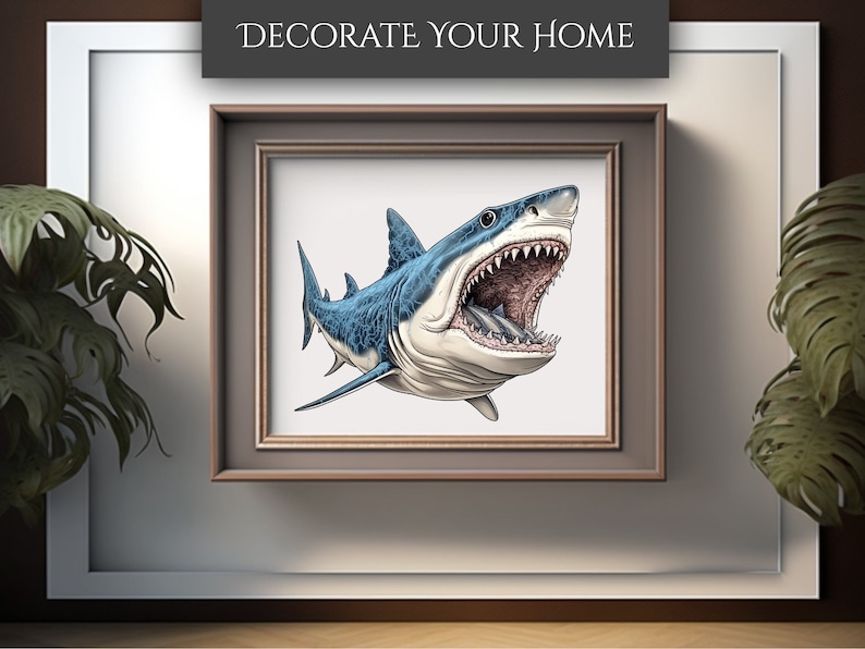 Megalodon Shark Clipart Pack, Commercial Use, Transparent Pngs ...