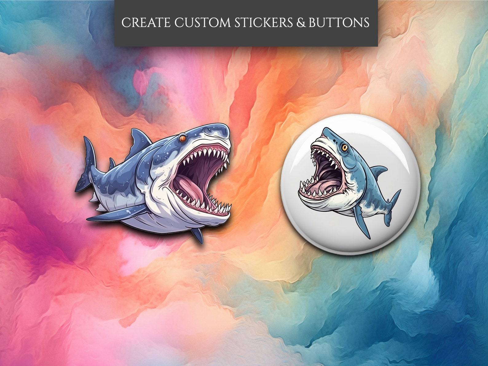 Megalodon Shark Clipart Pack, Commercial Use, Transparent Pngs ...
