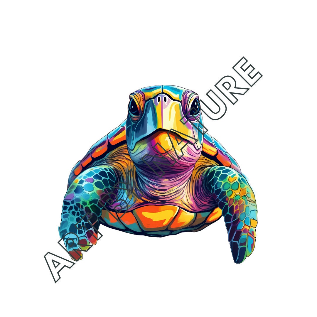 Sea Turtle Clipart Pack, Commercial Use, Transparent Pngs, Marine Life ...