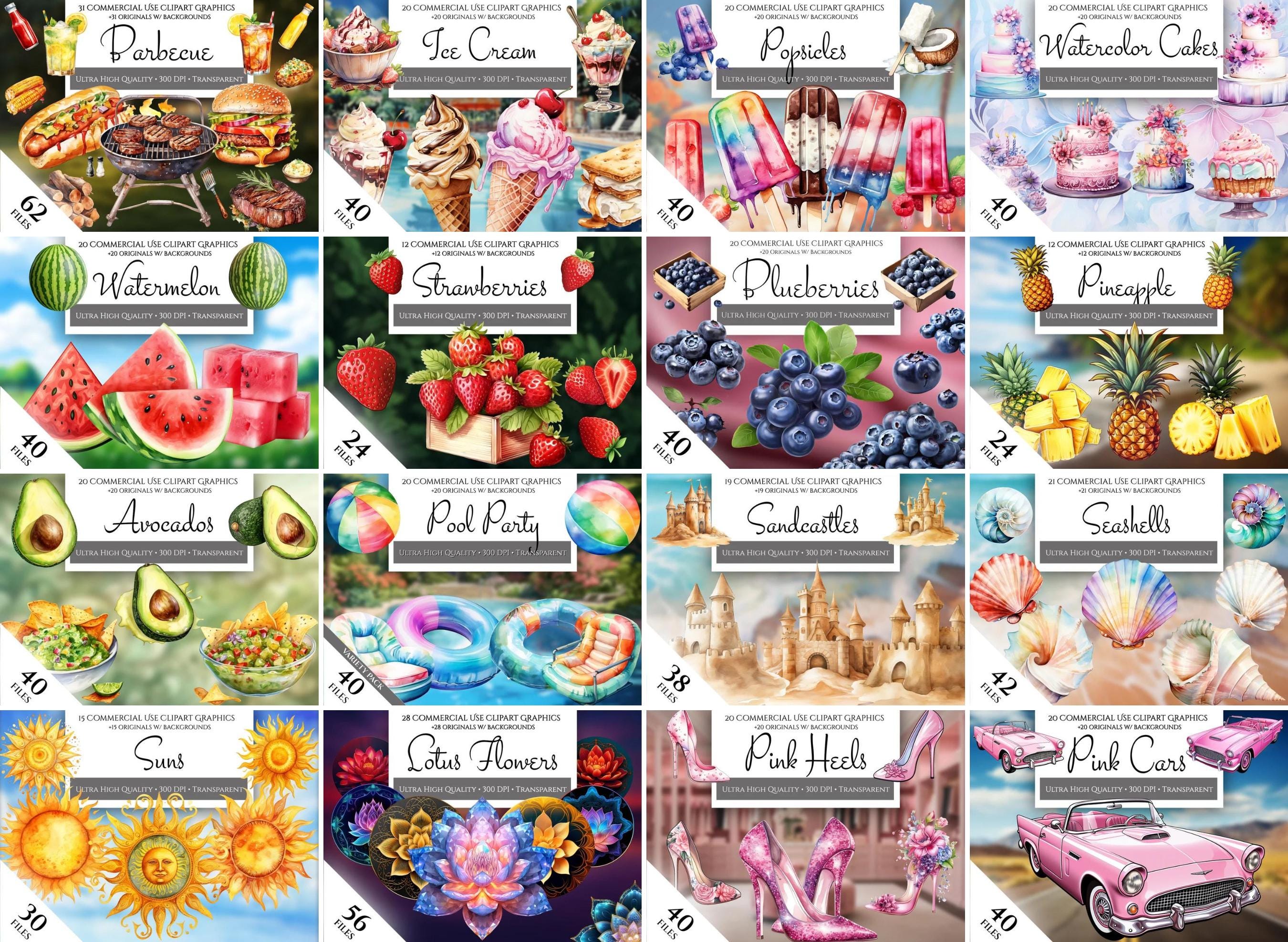 WHOLE SHOP BUNDLE | Ultimate Clipart Mega Bundle | Unlimited Lifetime ...